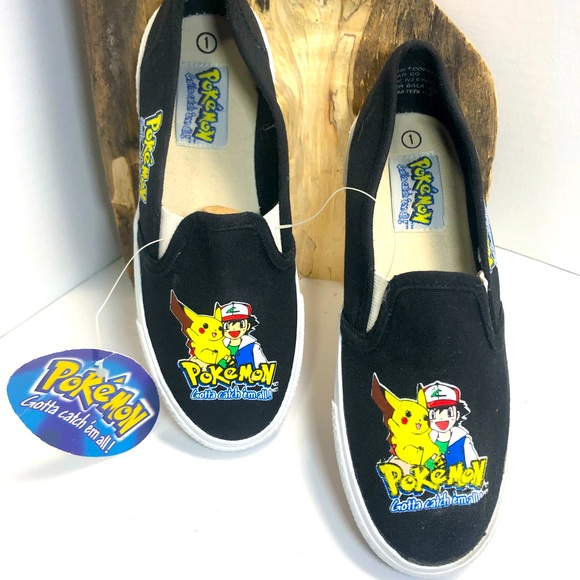 Pokemon/Nintendo | Shoes | Very Rare Vintage Pokemon Nwt Sneakers ...